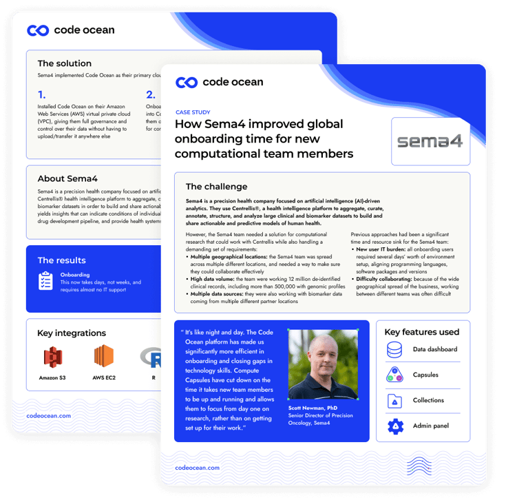 Case Study: Sema4 | Code Ocean